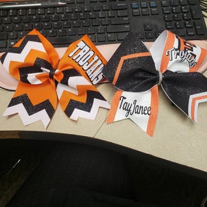 Custom Cheer Bow in Your Team Colors, Great Gameday Cheer Bow ...
