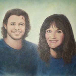 Memory Portrait Hand Painted Portrait 8x10 Inch Canvas | Etsy