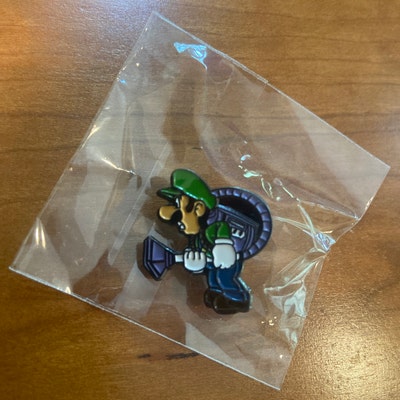 Haunted Mansion Luigi Enamel Pin Super Mario Anime Enamel Pins Cute Pin ...