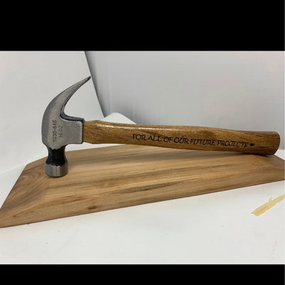 Custom Engraved Hammer / Wooden Gift Box Unique Gift for Fathers / Dad ...
