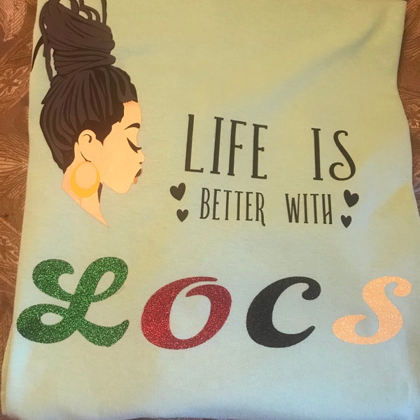 Black Woman Svg - Dreadlocks Svg - Locs Svg - African American Svg ...