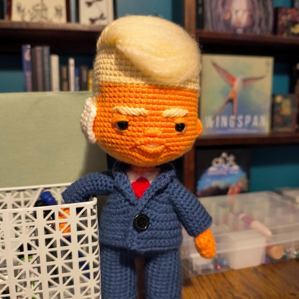 CROCHET PATTERN: Amigurumi-trump Doll - Etsy