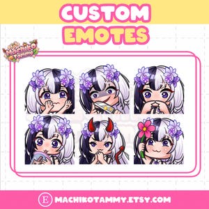 Custom Chibi Cute Animated Vtuber Logo for Your Vtuber, Animated Logo ...