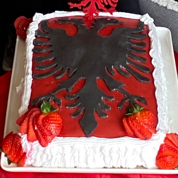 Albanian Flag Flamuri Shqiptar Flamuri Kosovo - Etsy