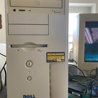 Y2K Reminder Turn off Your Computer 12/31/99 Funny Sticker for Laptop ...