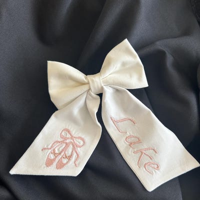 Ballet Shoe Machine Embroidery Design, Ballet Embroidery, Pointe Shoes ...