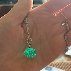 FFVII Glowing Holy Materia Necklace Final Fantasy VII - Etsy