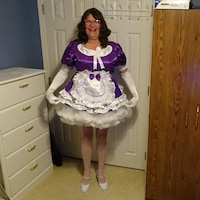 Pvc Top Pinny Maids Dress Set Fancy Dress Sissy Lolita Cosplay - Etsy UK