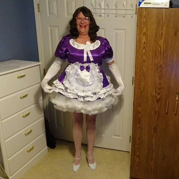 Satin and Lace Ruffle Maid Panties Knickers Tv Sissy Lolita Cosplay - Etsy