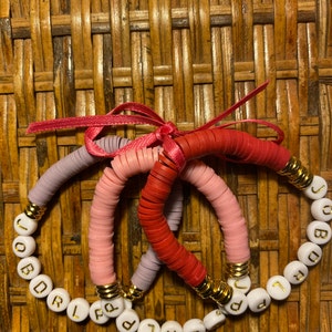 Heishi Bead Bracelet for Women Custom Bead Bracelet | Etsy