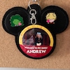 Mouse Keychain Button Holder, Button Backer, Mouse Button Frame, Mouse ...