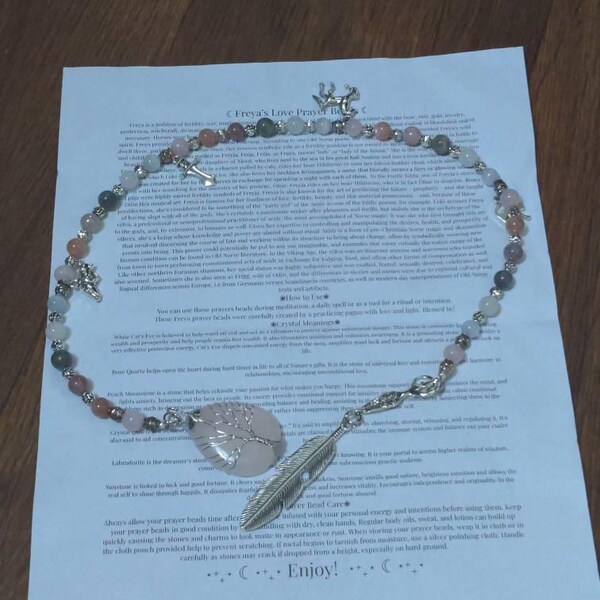 Morrigan Prayer Beads, Morrigan Altar, Goddess of Fate and War, Goddess ...