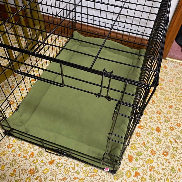 Custom Dog Crate Pads to Fit Your Crate - Etsy