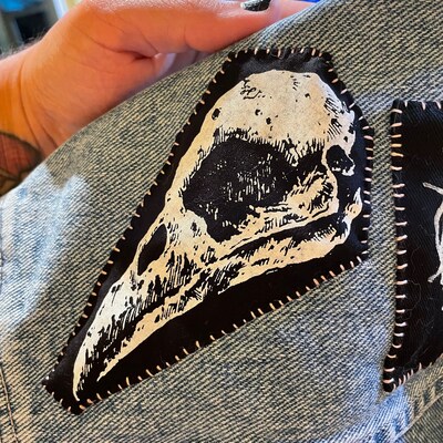 BIRD SKULL PATCH What Kind of Bird Well I Completely Forget Maybe One ...