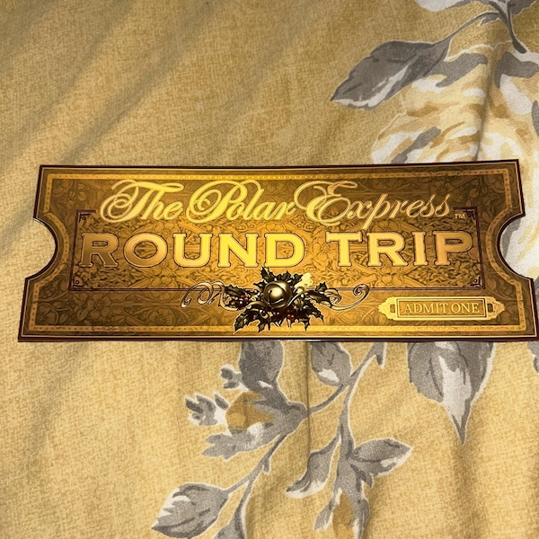 Polar Express Golden Tickets [with Personalisation Option] - Etsy