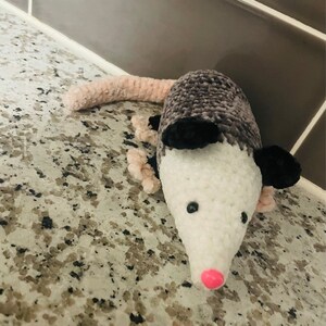 Opossum Crochet Patterns Amigurumi Plush Possum Pattern | Etsy