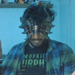 Vampire: Half Face Resin Mask | Etsy