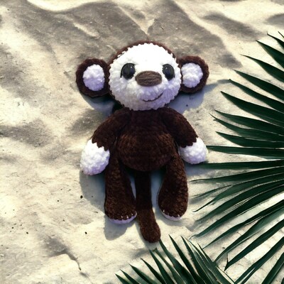 Crochet Pattern Monkey Amigurumi Monkey Pattern PDF Tutorial Stuffed ...