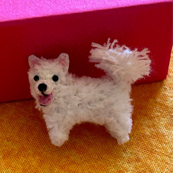 Miniature Samoyed - Micro Crochet Dog - Amigurumi Dog Stuff Animal ...