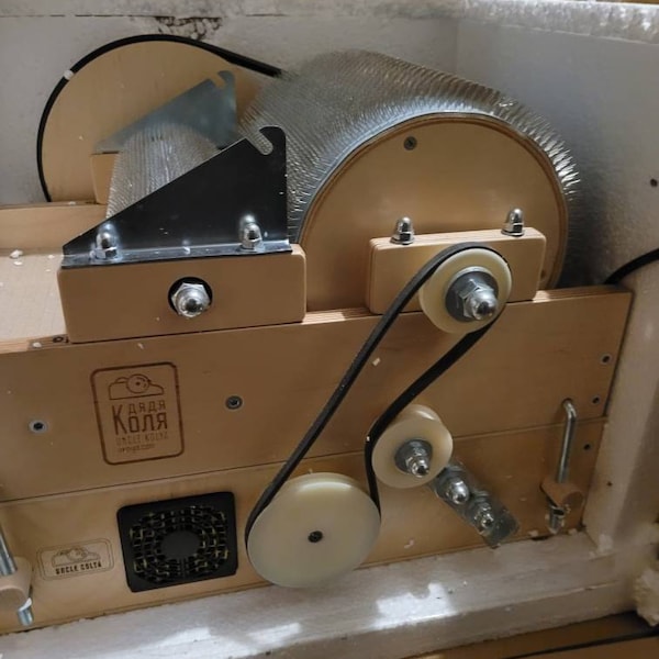 Wool Drum Carding Machine: Fiber Picker With Hand Carder Brushes - Etsy