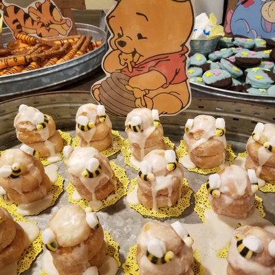 Sugar Bees / 12 Bumble Bee Sugar Pieces /sugar Bee Cupcake Toppers ...