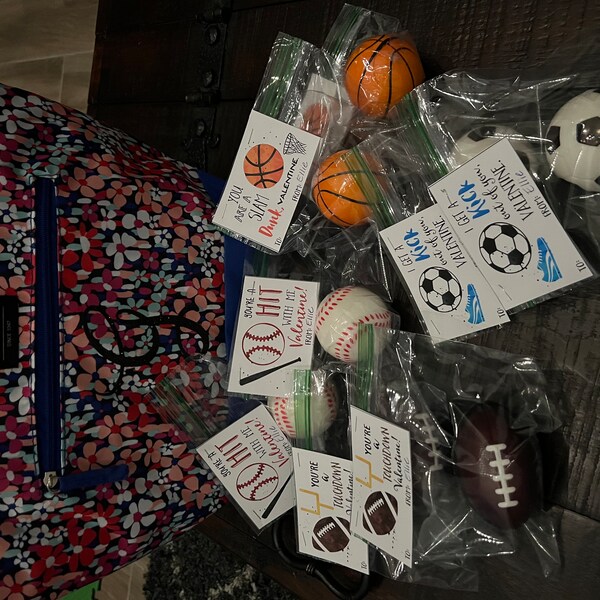 Kids Valentine Cards. Sports Valentines Day. Boys Girls. Instant ...