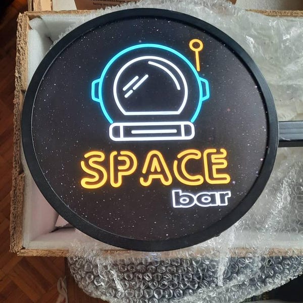 3D Backlit Sign, Dental Clinic Sign, Custom Gold Halolit Business Sign ...