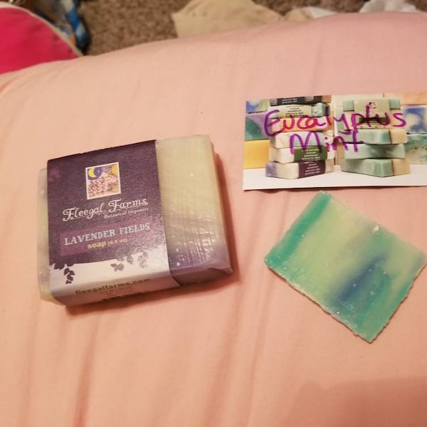 Lavender Fields Soap. Lavender Soap. Cold Process Soap. Palm Free Soap. Vegan Soap. Rainwater ...