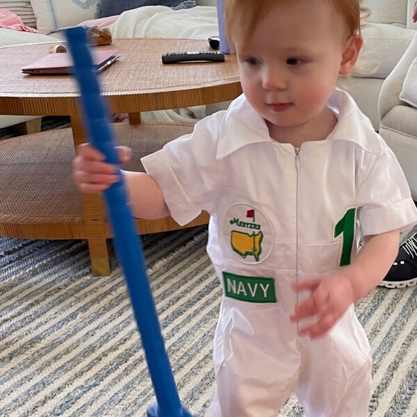 Personalized Golf Long-short Caddy Outfit for Kids*toddler Golf White ...