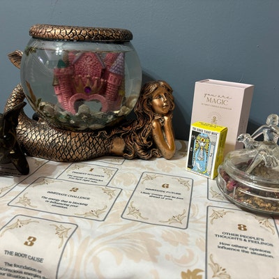 Mini Tarot Deck With Guidebook Mini Tarot Cards With Full Rider Waite ...