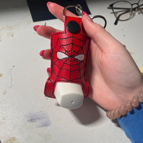 Inhaler Holder Keychain, Asthma Inhaler Holder, Inhaler Keychain, Vinyl ...