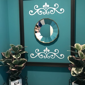 Vinyl Wall Decal Accent Scrolls 1 Vinyl Wall Decal Art Wall Decor - Etsy