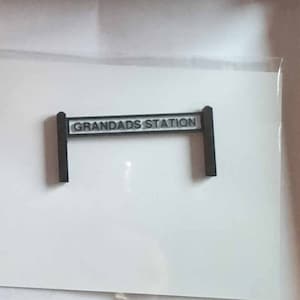 Model Railway Street Sign OO Gauge Personalised Road Sign 1:76 Scale ...