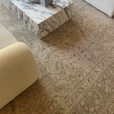 6 X 9 Feet Area Rug, 6X9 TURKISH VINTAGE RUG, Oushak Rug, Vintage ...