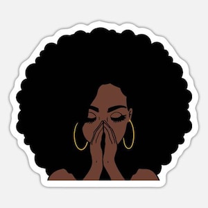 Precropped Goodnotes Stickers, Cute Black Deco Chibi Girls, African ...