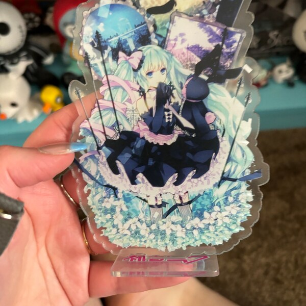 Miku Acrylic Stand Hatsune Miku Cake Topping - Etsy