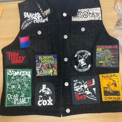 Chaos Patch, Black Large for Back Patch or Bag Anarchy Patch Punk Patch ...
