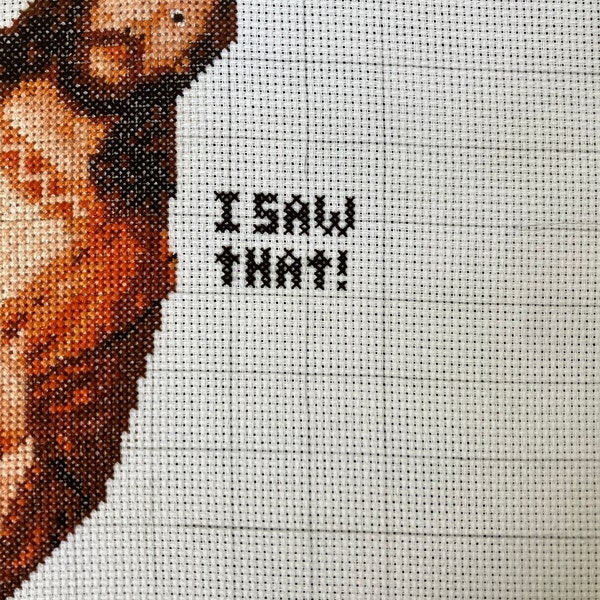 Peeking Jesus Cross Stitch Pattern Digital Snarky Funny Christ Xstitc ...