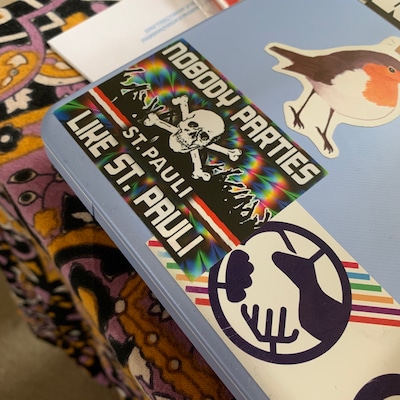 100 X Chelsea Stickers Based on Poster Pin Badge Flag Scarf Shirt ...