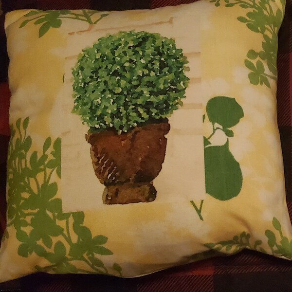 Topiary Pillow Cover - Etsy