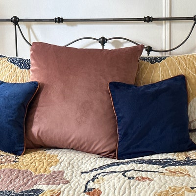 Any SİZE Any COLOR Velvet Pillows/velvet Throw Pillow/couches and Sofa ...