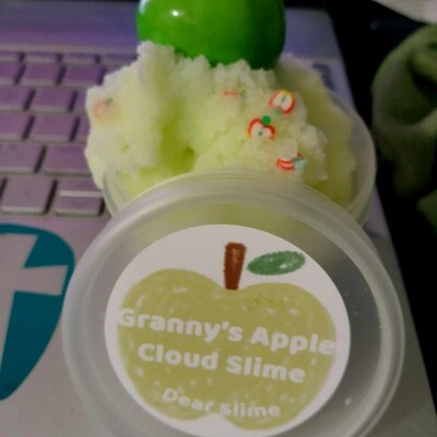 Apple Pie Slime, DIY Clay Butter Slime, Stress Relief Toy Shop, Crunchy ...