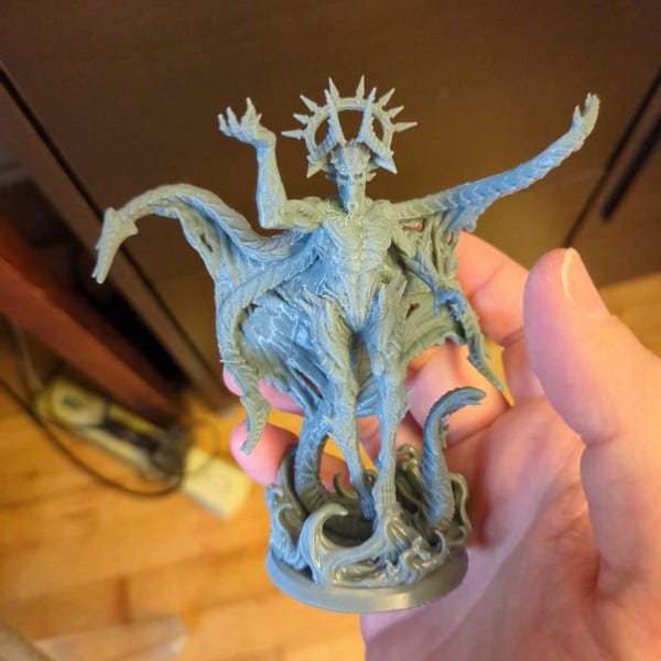 Chromatic Dragon (4 Sizes) D&D Miniature | 230mm Height, 220mm Wing ...