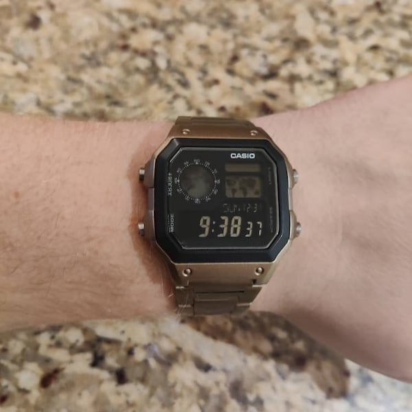 Modified Casio AE-1200 "full Moonshine" Bronze Color Case Hydromod ...