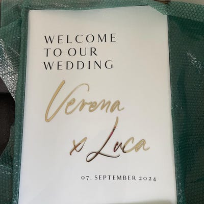 In Loving Memory Wedding Sign Gold Mirror Wedding Memorial Sign Wedding ...