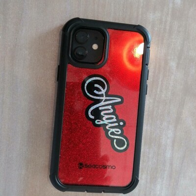 Two Tone Name Sticker Custom Double Layer Pattern Decal Two Color ...