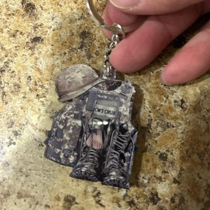 Personalized Police Bulletproof Vest Keychain Gift for Police, Police ...