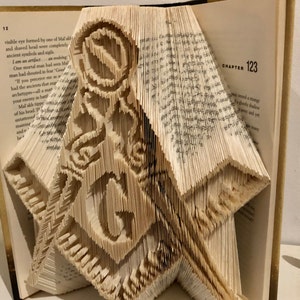 Monogram Book Folding - Etsy