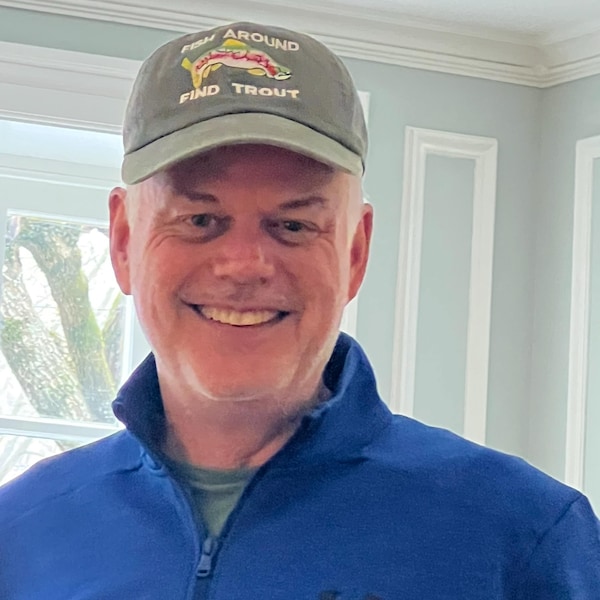 Trout Fishing Hat for Husband Fishing Gift for Dad Gift for Fisherman ...