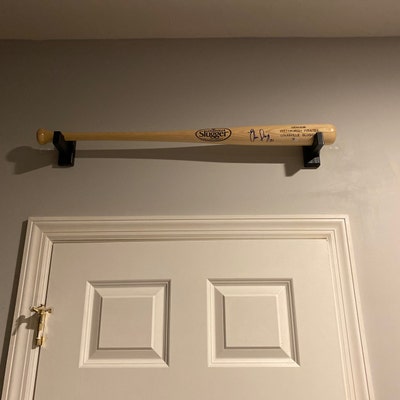 Horizontal Baseball Bat Holder Display Rack Cherry - Etsy